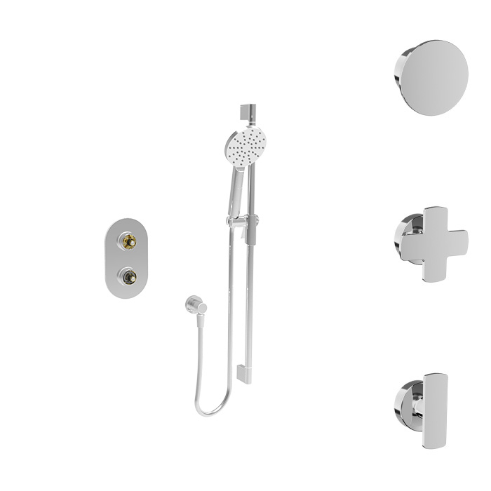 Complete thermostatic pressure balanced shower kit without handle - PRO ...